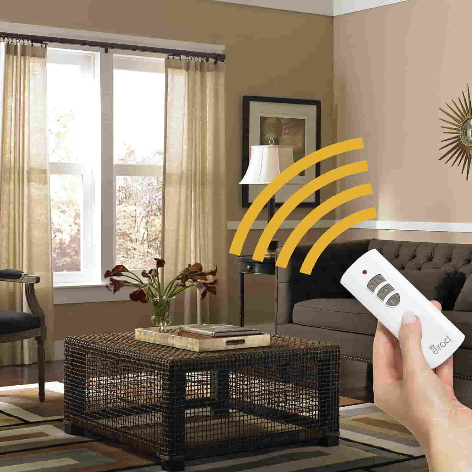 Motorized Curtains Abu Dhabi | Buy Remote Control Curtains